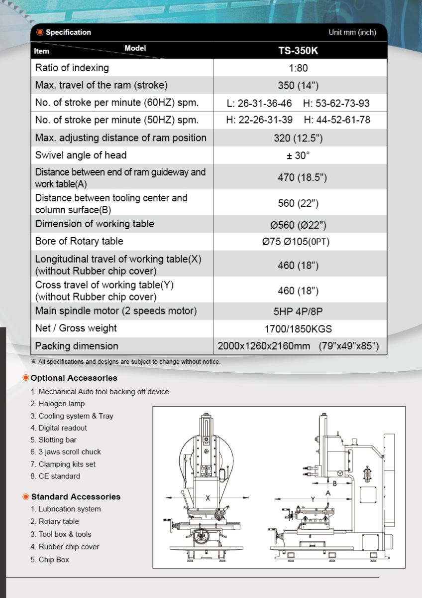 © 2016 Copyright All Rights Reserved. Eastar Machine Tools Corp.