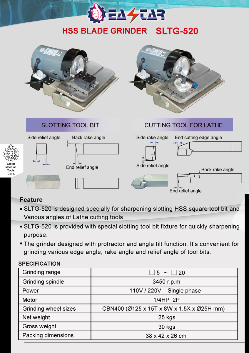 © 2016 Copyright All Rights Reserved. Eastar Machine Tools Corp.